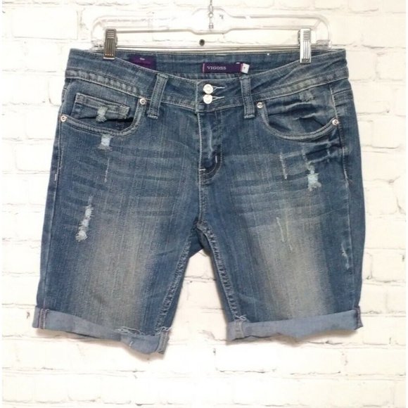 Vigoss | Shorts | Vigoss Womens Size 4 The New York Short Jean Shorts ...
